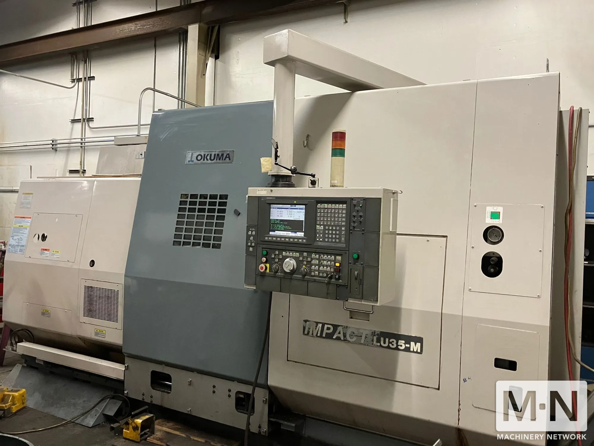Okuma Impact LU-35M Twin Turret CNC Turning Center, 2005 | Machinery ...