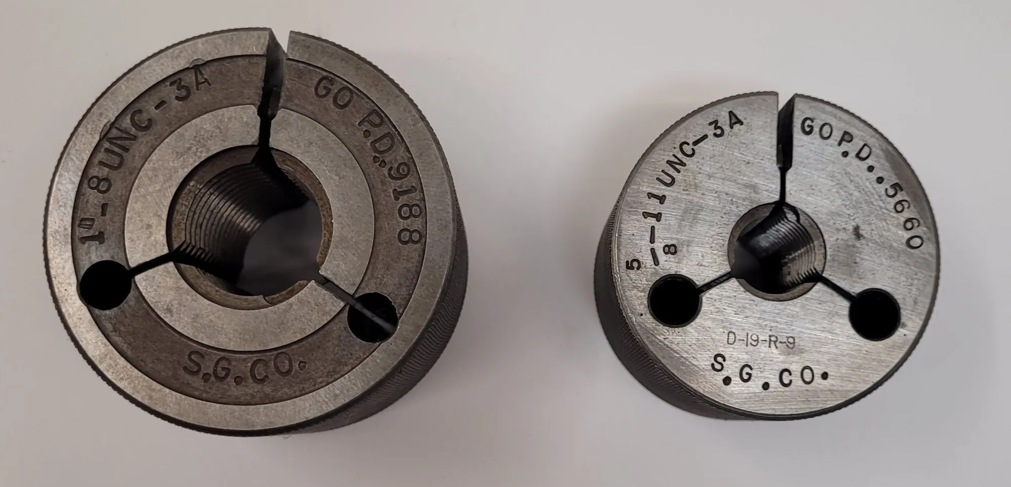 Used S.G. Co Thread Ring Gauge Tooling & Accessories, Gauges 6078 ...