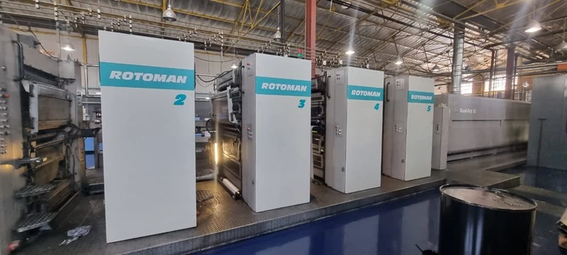 Used 2000 MAN ROLAND ROTOMAN N (5) UNIT (1) WEB OFFSET PRESS Commercial ...