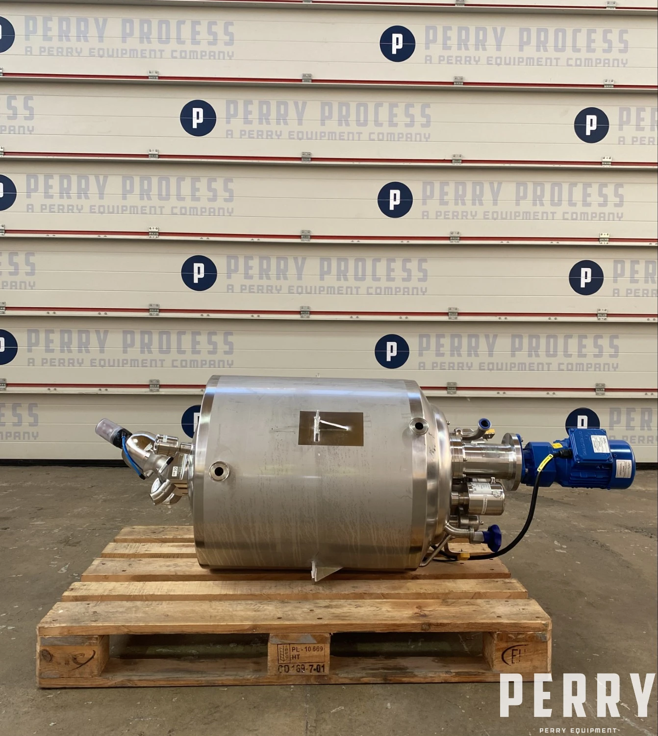 Used DELATRON 75 Litre Stainless Steel Tanks L1597-05 | Perry Equipment