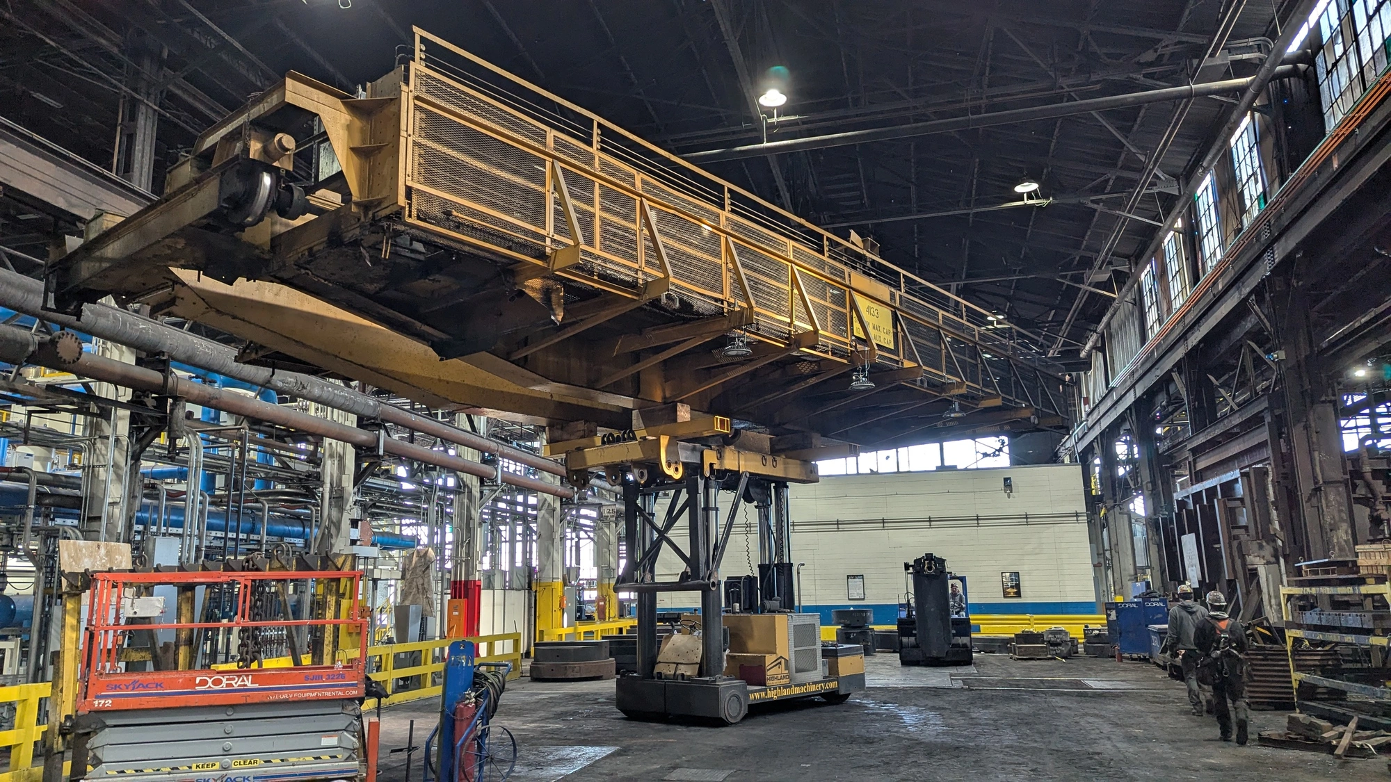 Crane Removal, 1954 30T x 60' Milwaukee crane in Jan '25 | Highland ...
