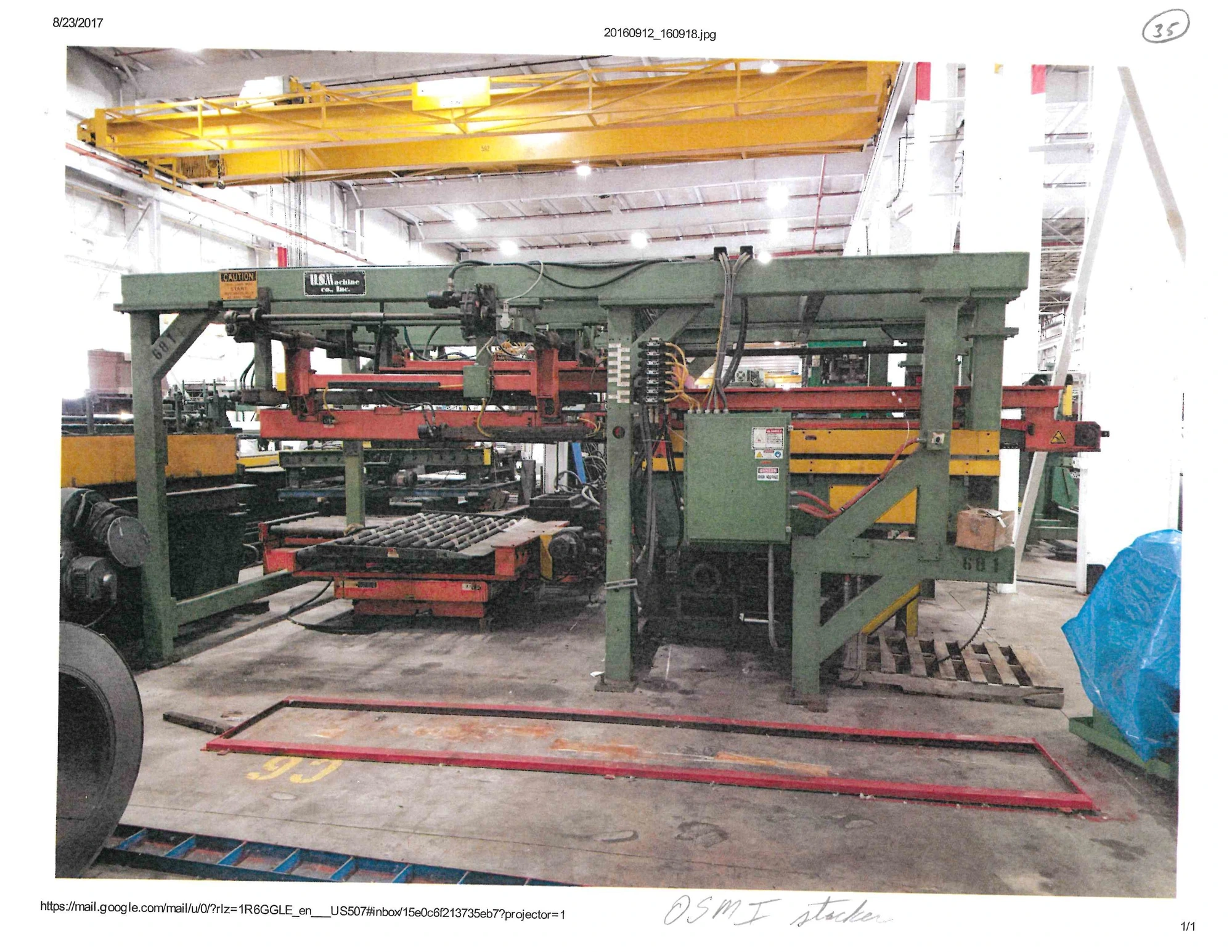 Used US EQUIPMENT BLANK STACKER Stackers 10545 | Universal Press ...