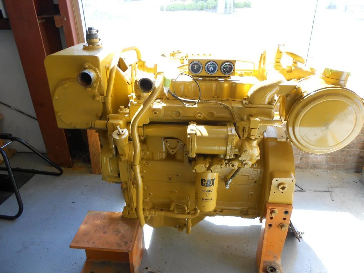 Item# E4511 - Caterpillar 3304 165HP, 2200RPM Marine Diesel Engine ...