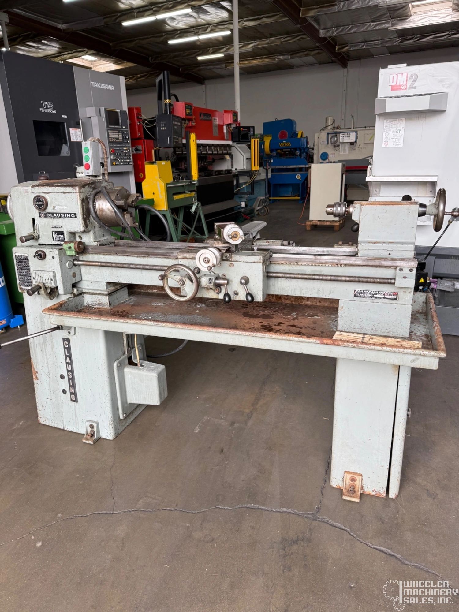 Used CLAUSING 5914 LATHES, ENGINE 7684 | Wheeler Machinery Sales