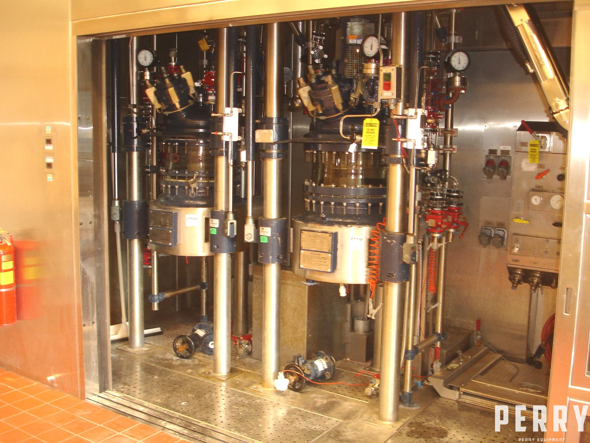 Used R & M 19 Gallon Kettle Glass Lined Atmospheric & Pressure Reactor ...