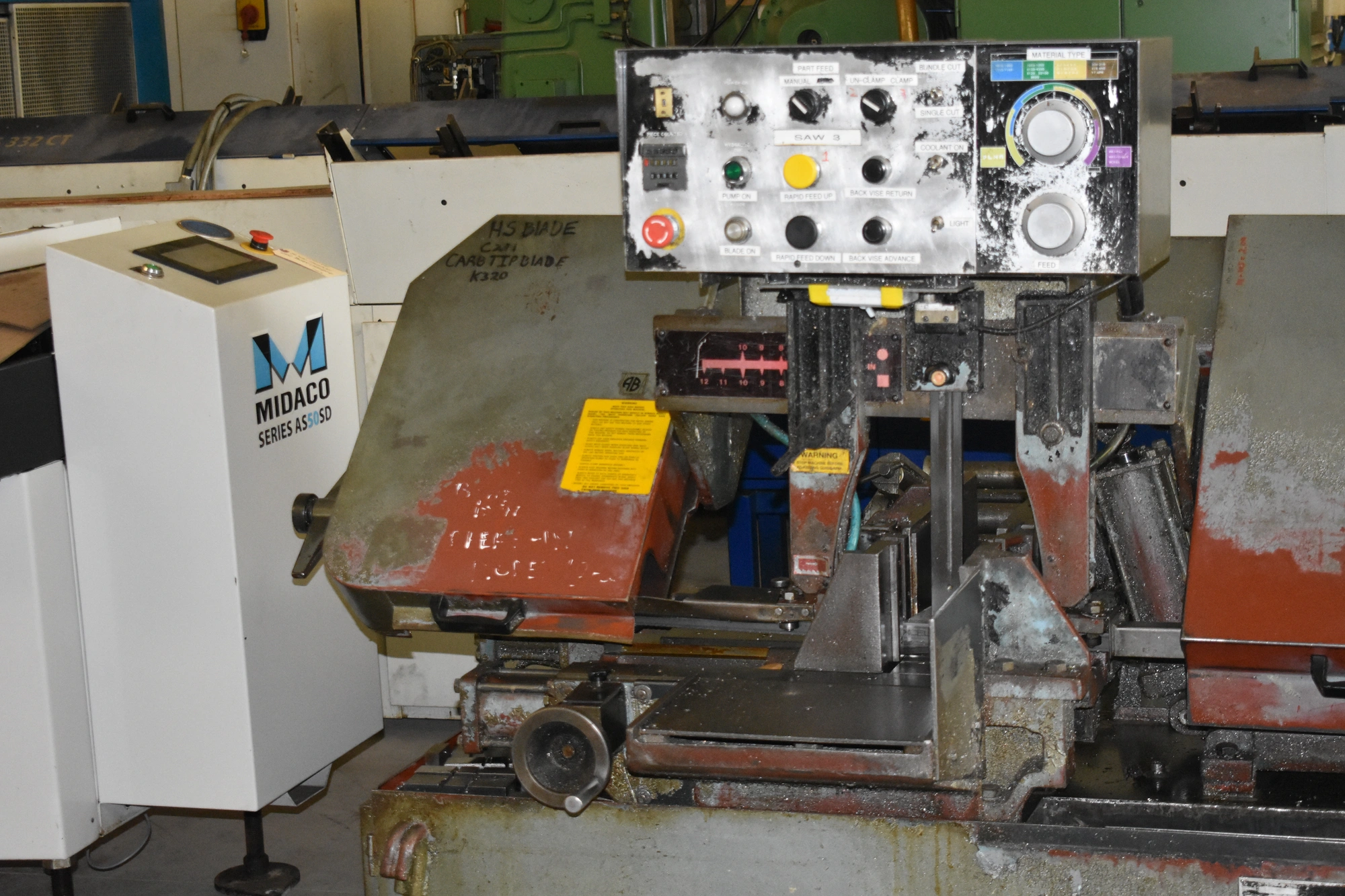 Used ARMSTRONG-BLUM PA10 Horizontal Band Saws 30080 | Mohawk Machinery