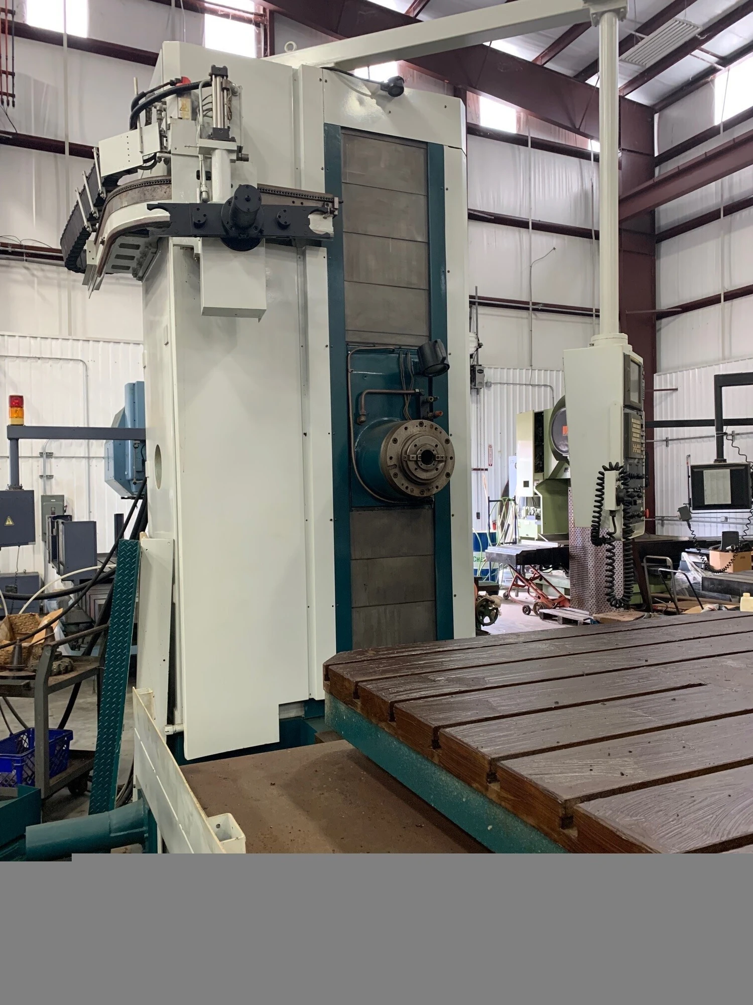 Used 2001 KURAKI KBT - 11WA BORING MILL HOR, TABLE & FLOOR TYPE CNC ...