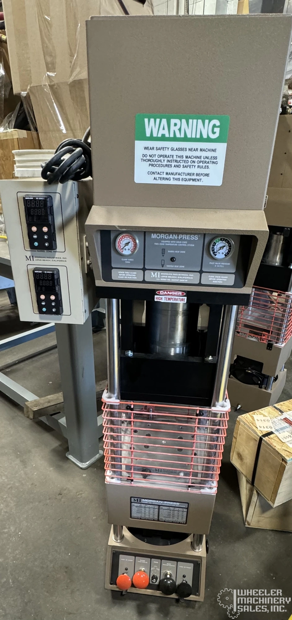 Used MORGAN G-100T INJECTION MOLDING, VERTICAL 7223 | Wheeler Machinery ...