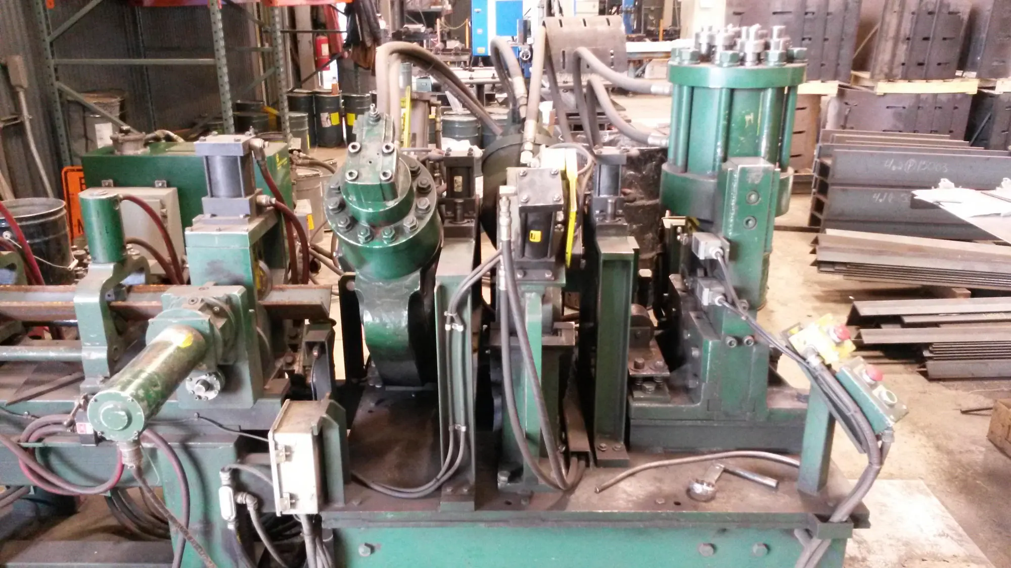 Used 2004 CONTROLLED AUTO ABL74T BAR PROCESSING LINE Rolls-Angle Bend 65310 | Asset Exchange ...