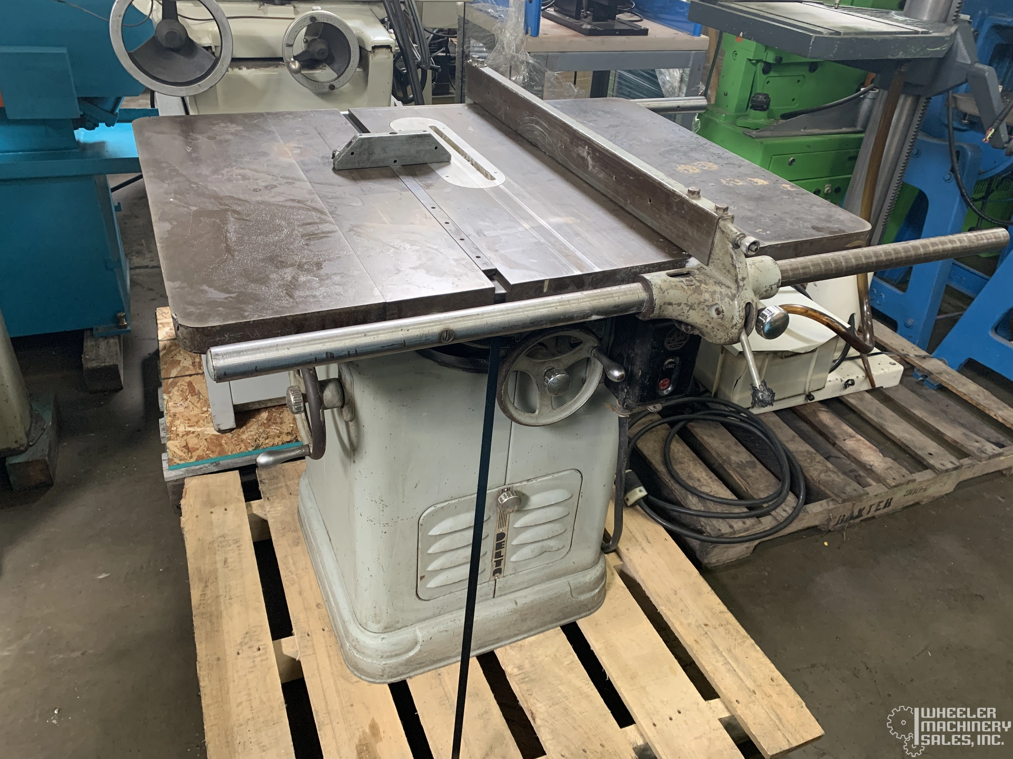 Used ROCKWELL DELTA UNISAW SAWS, TABLE 5640 | Wheeler Machinery Sales