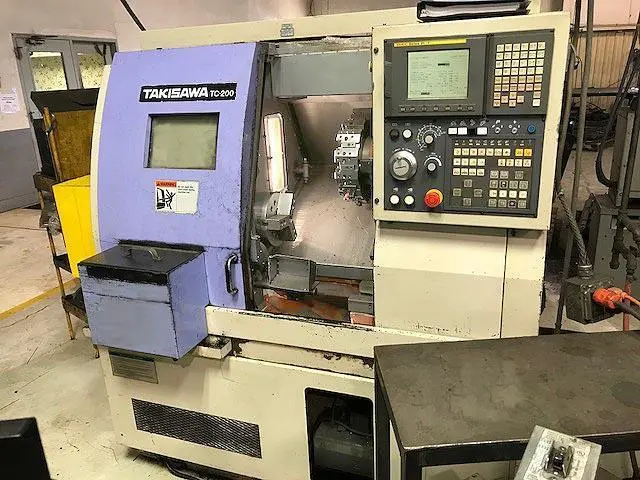 Used 2002 TAKISAWA TC-200 Lathes, CNC K15393 | Great American Equipment ...