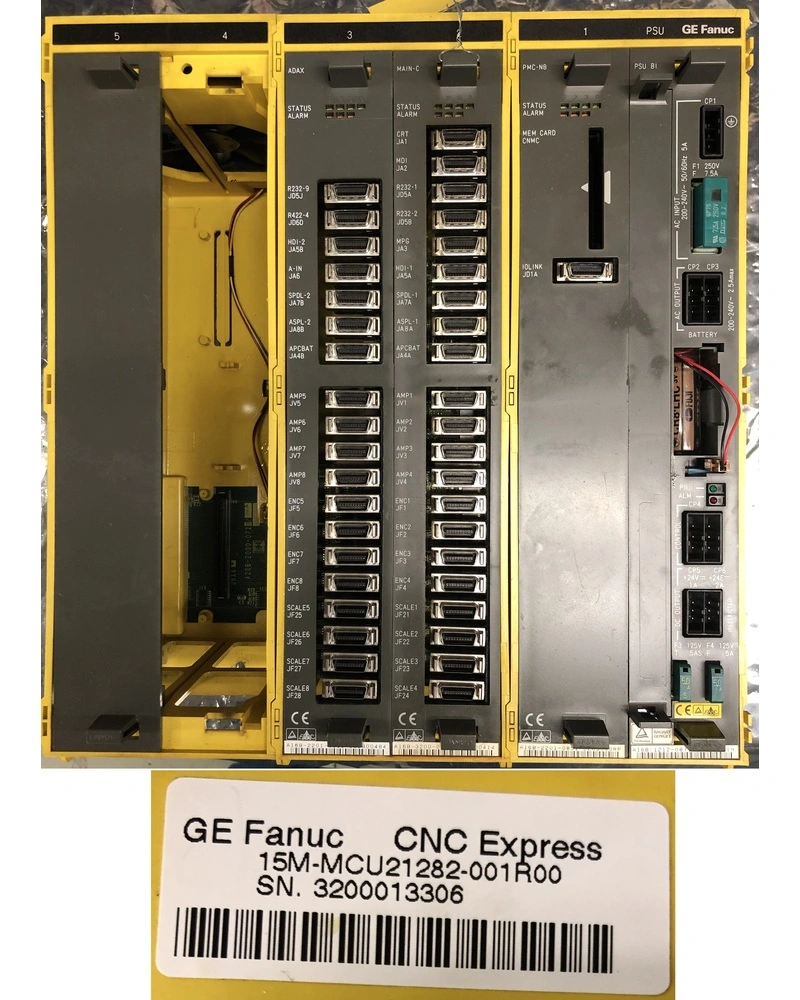 Used GE FANUC GE FANUC 15MB CNC RACK CNC Rack MCU21282-001R00 | Machine ...