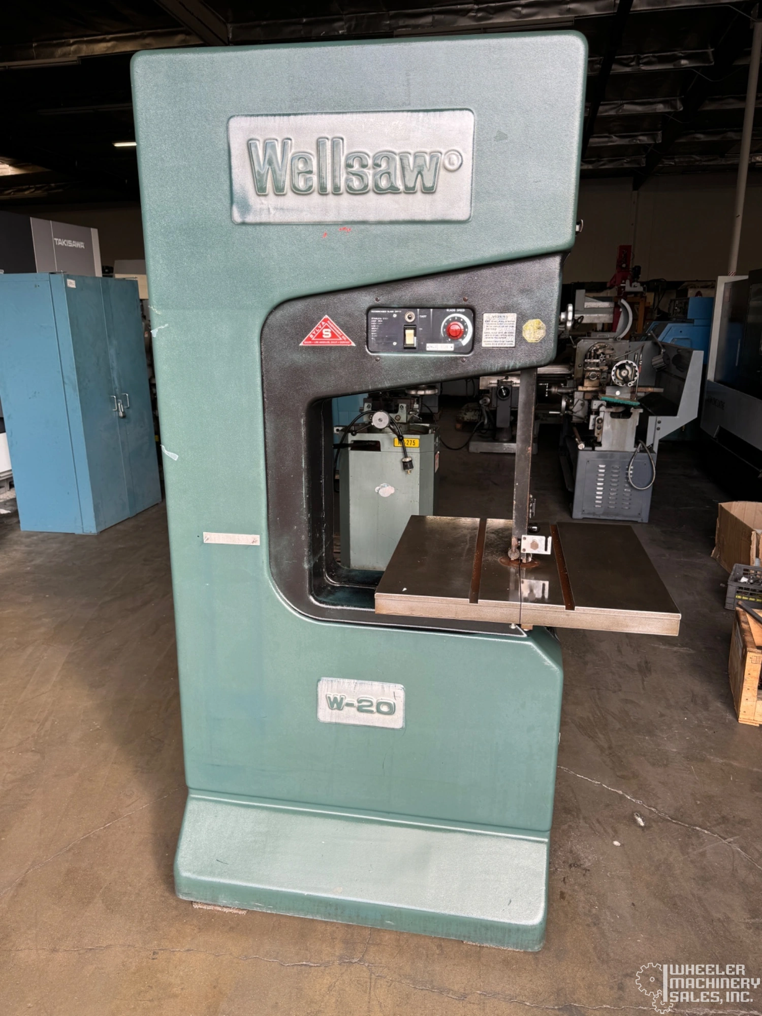 Used WELLSAW W-20 SAWS, BAND, VERTICAL 7536 | Wheeler Machinery Sales