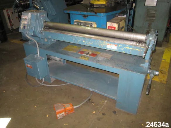 Used PEXTO 3418H Plate Bending and Slip Roll 24634 | Kempler Industries