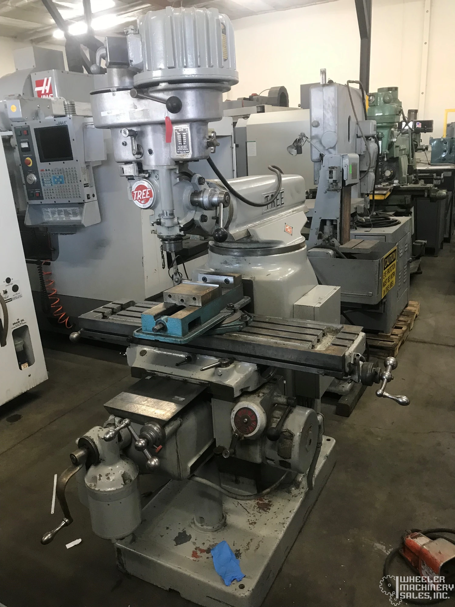 Used TREE 2UVR MILLING MACHINES, VERTICAL 6217 | Wheeler Machinery Sales