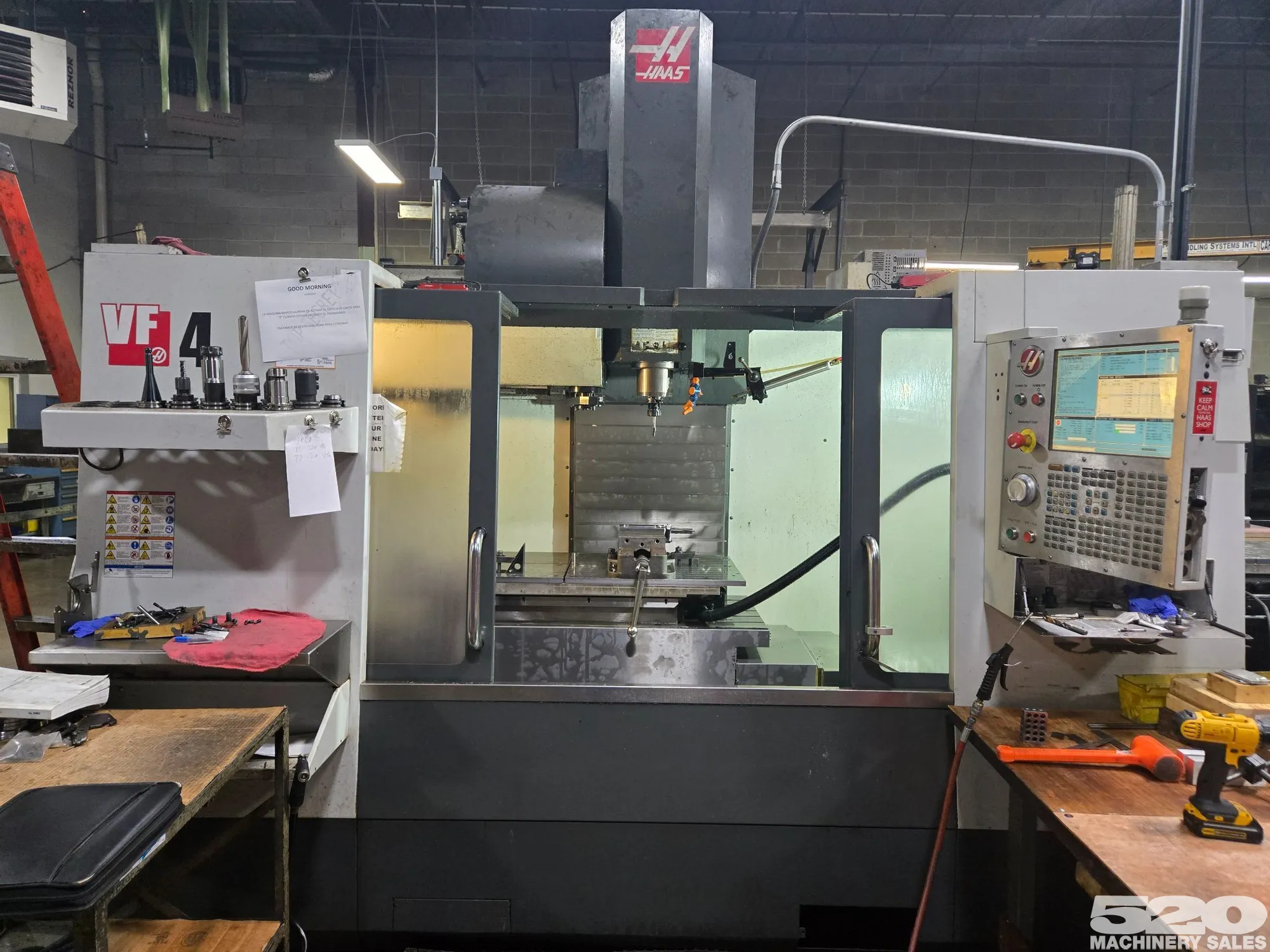 Used 2012 HAAS VF-4 Vertical Machining Centers 23168 | 520 Machinery ...