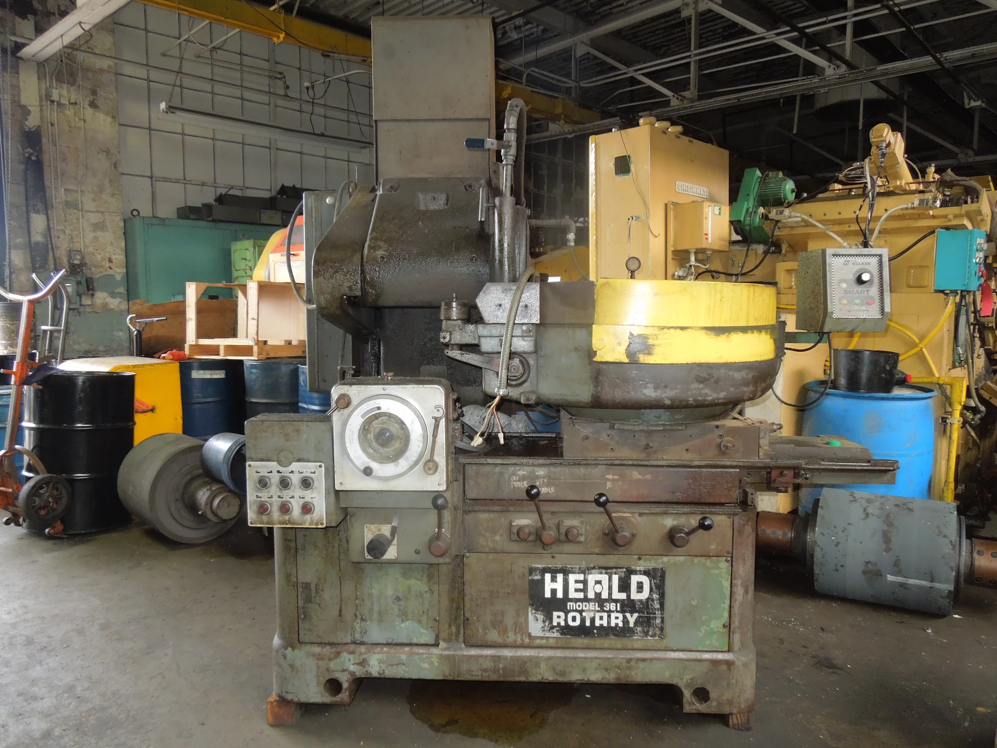 Used 1960 HEALD 361 GRINDERS, SURFACE, ROTARY TYPE – HORIZONTAL 8365 ...