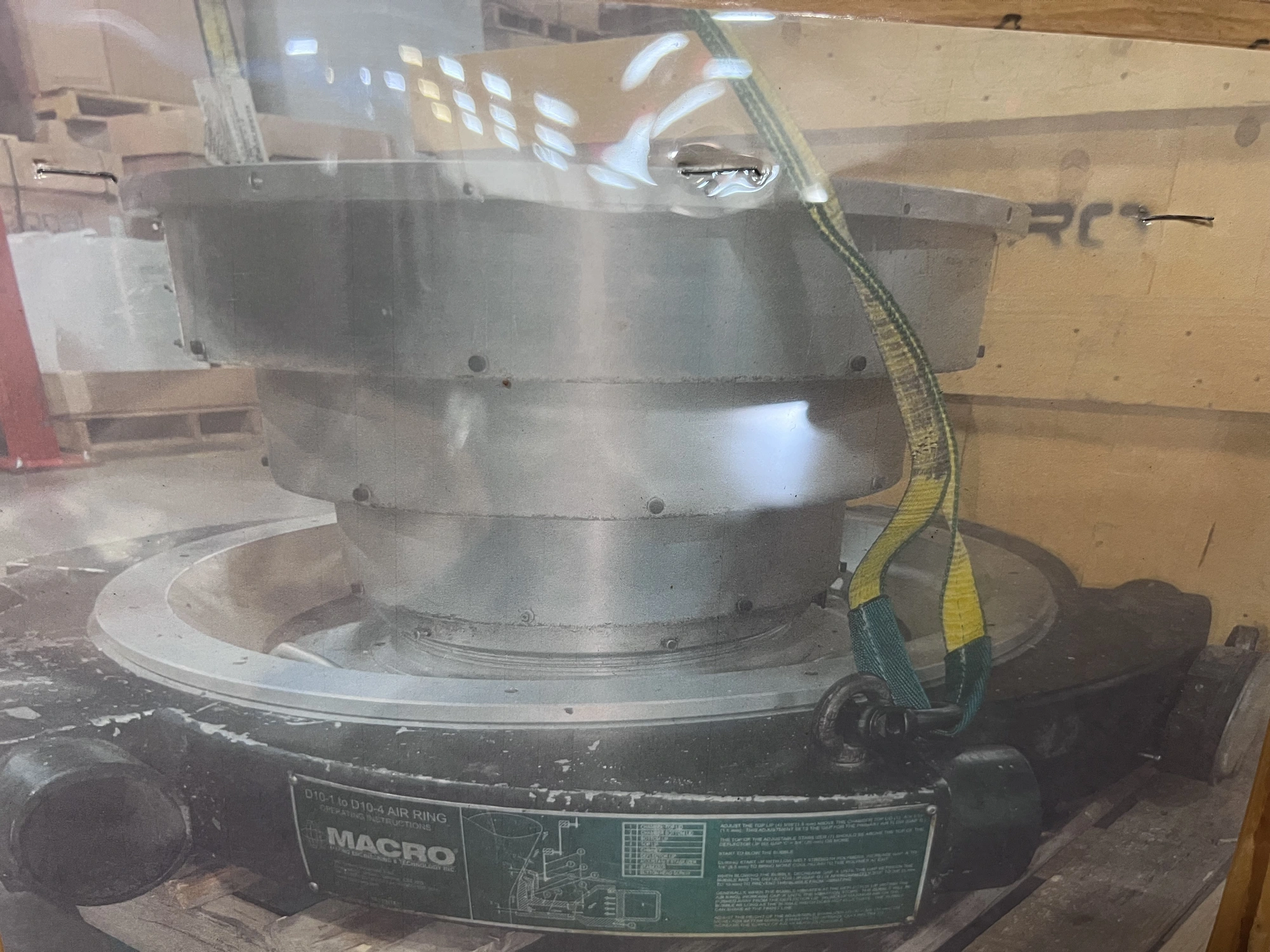 Used 2017 MACRO ENGINEERING ME-14 BC 8-2 d10-3 Air Rings, SIZE 5"- 9.99""" | Mark One Machinery