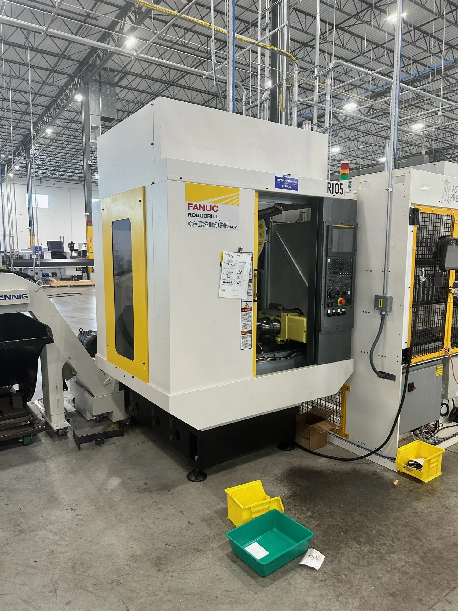 Used 2021 FANUC ROBODRILL ALPHA D21MIB5 ADV CNC Vertical Machining ...