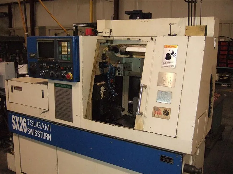 Used TSUGAMI SX/BS-26B II Automatic Screw Machines, Swiss Type 26492 ...
