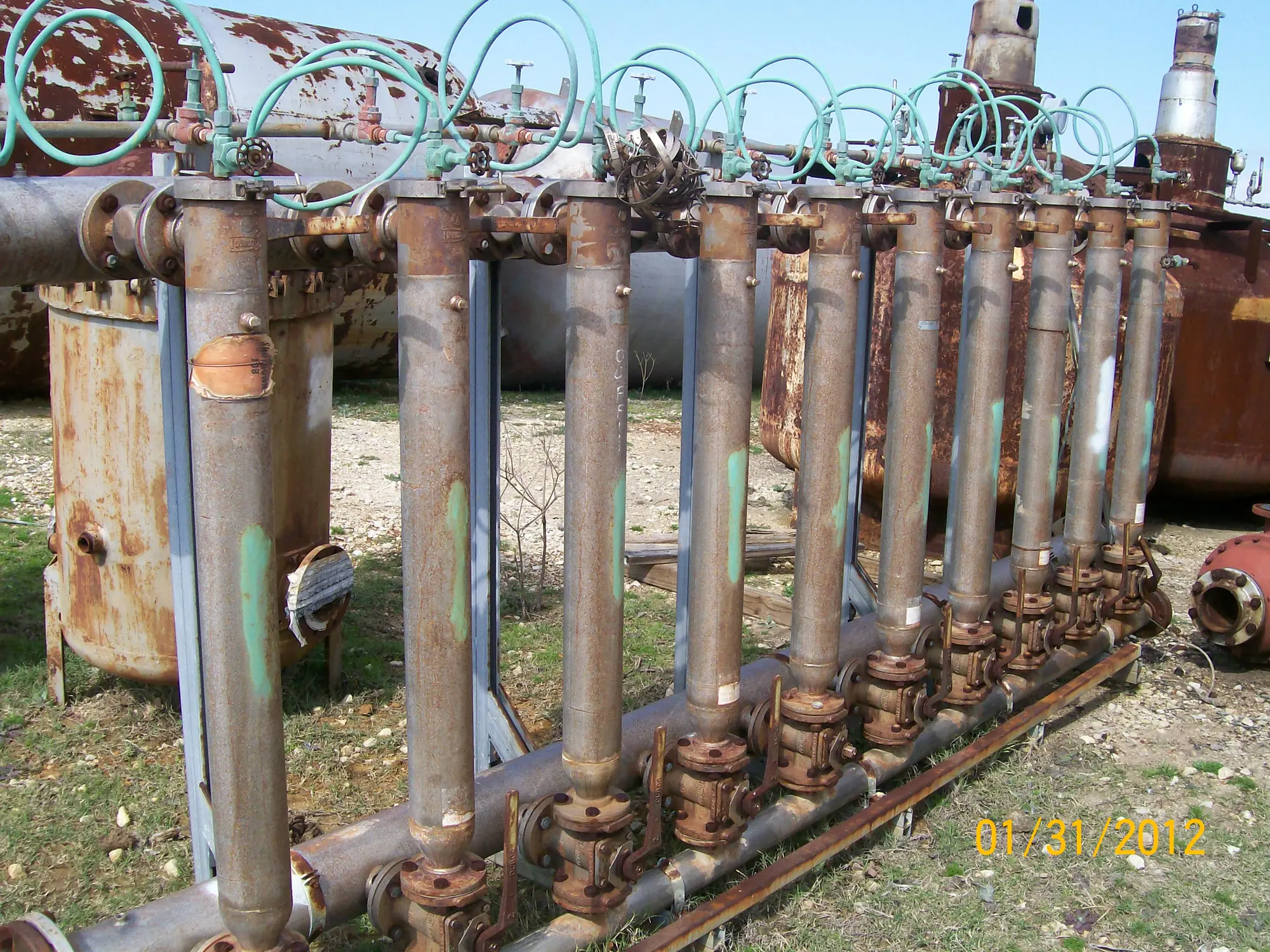 Cartridge Filters mounted on one skid/frame | EcReCon Inc