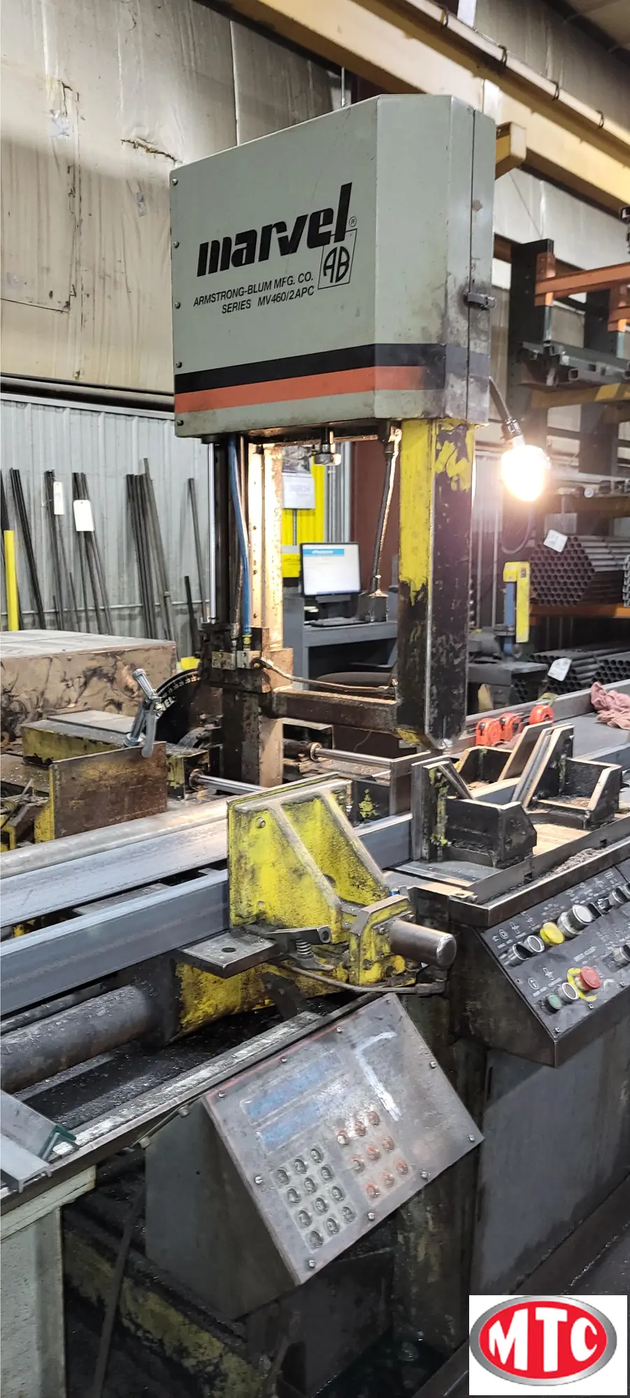 Used MARVEL MV460PC/2 Vertical band Saws 7973 | Myers Technology Co., LLC