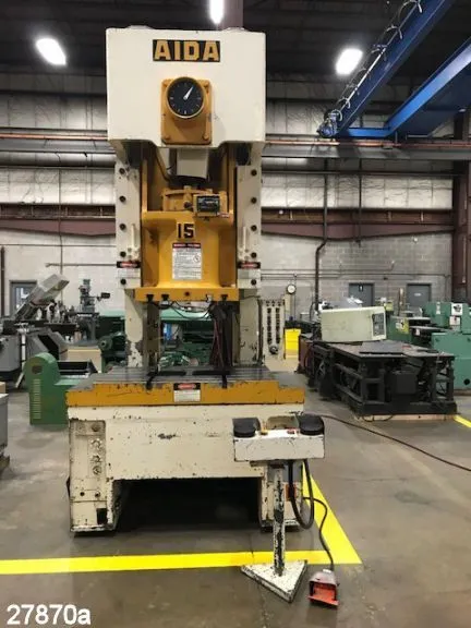 USED 165 TON AIDA O.B.I. PUNCH PRESS #27870 | Kempler Industries