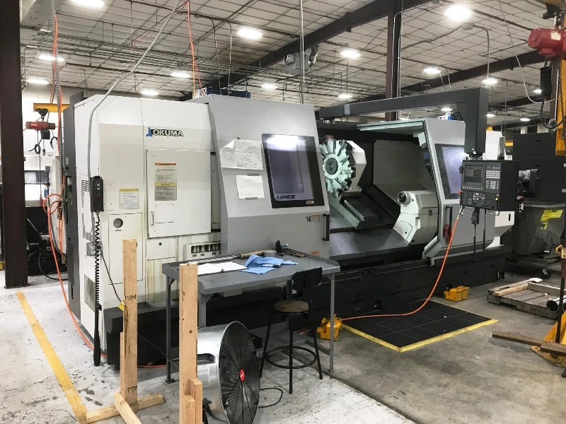 Used 2014 OKUMA LB45III-C/2000 SUPER BIG BORE Lathes CNC, 2-Axis & 3 ...