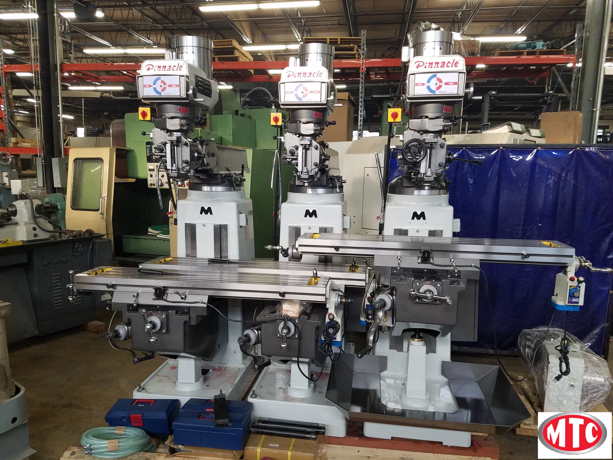 New 2019 PINNACLE PK GRSM-V Vertical CNC Milling Machines 3588 | Myers ...