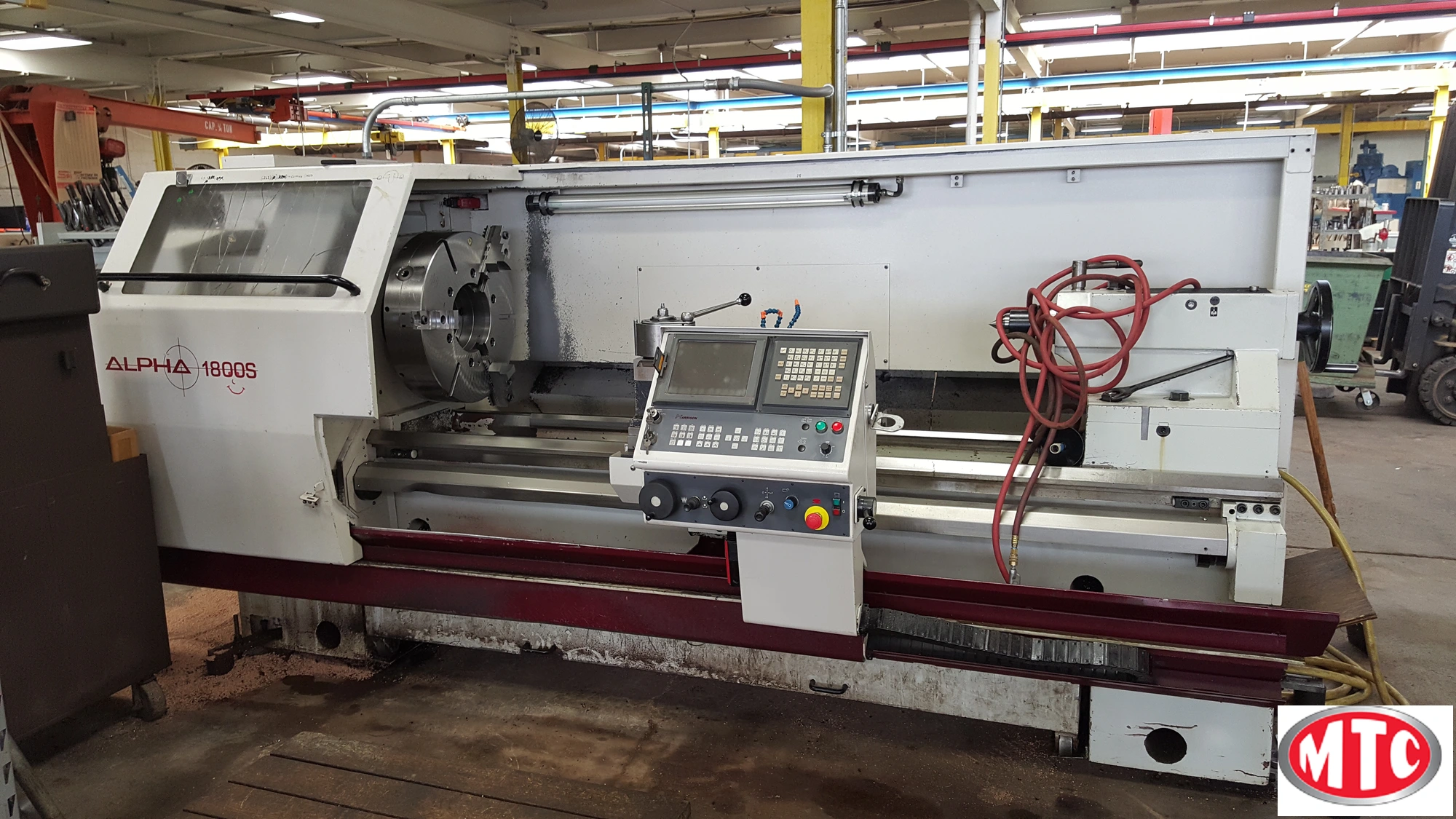 Used 2004 HARRISON ALPHA 1800S LB Flat Bed CNC Lathes 3385 | Myers ...