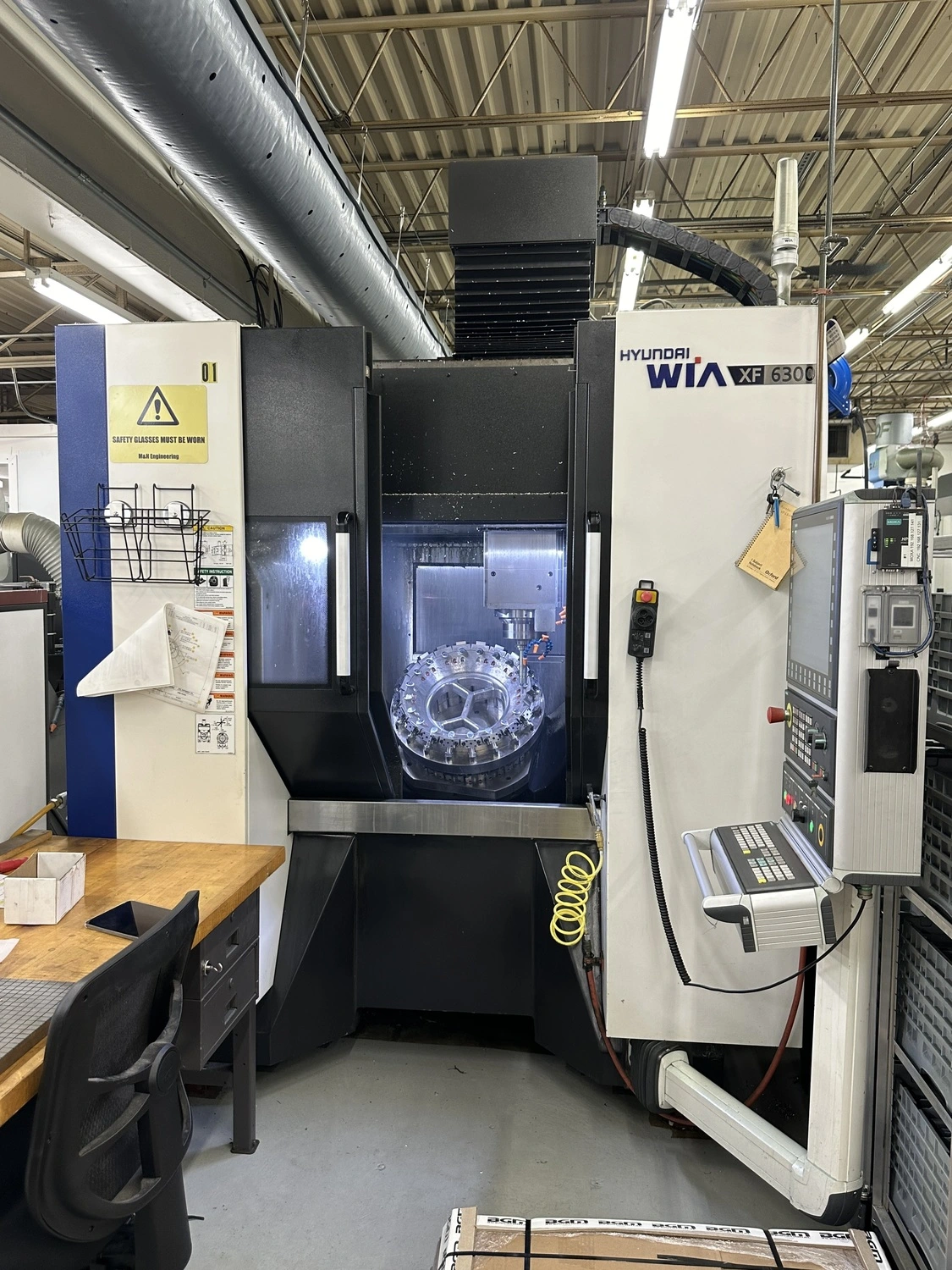 Used 2016 HYUNDAI WIA XF-6300 CNC 5 Axis Machines 9497 | USED CNC WAREHOUSE