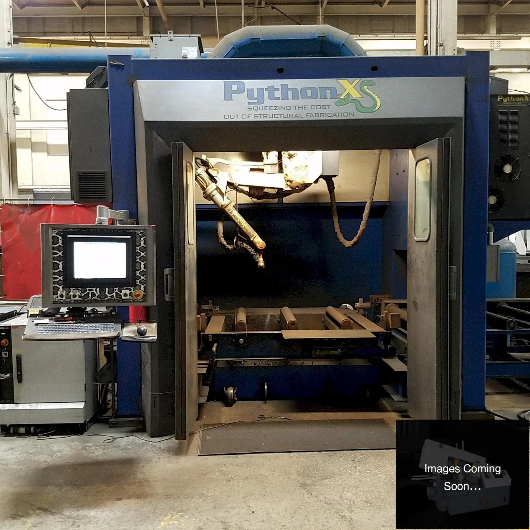 Used 2013 BURLINGTON AUTOMATION PYTHON X Structural Steel Burning ...