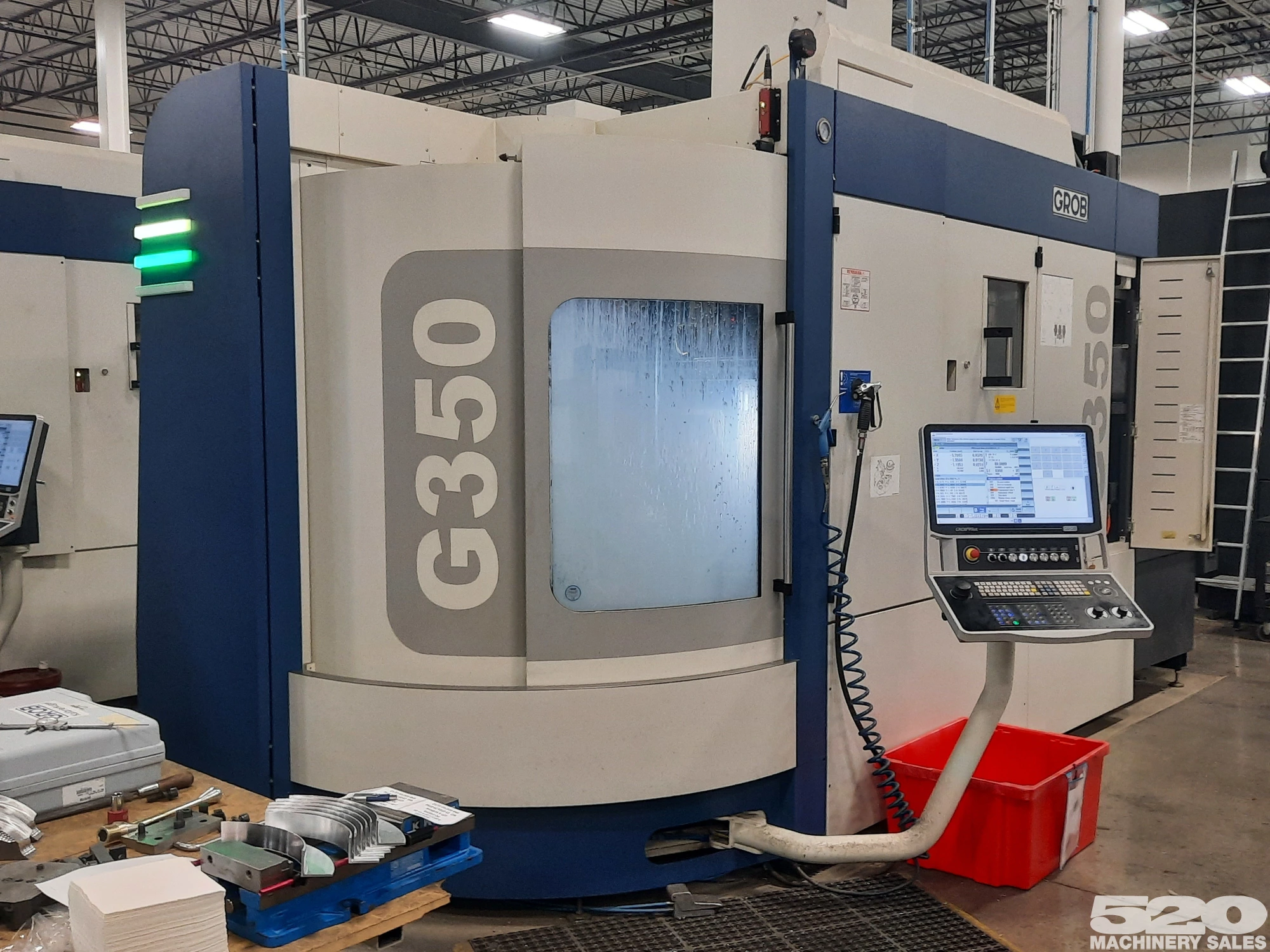 Used 2019 GROB G350 5 Axis Horizontal Machining Center 22466 | 520 ...