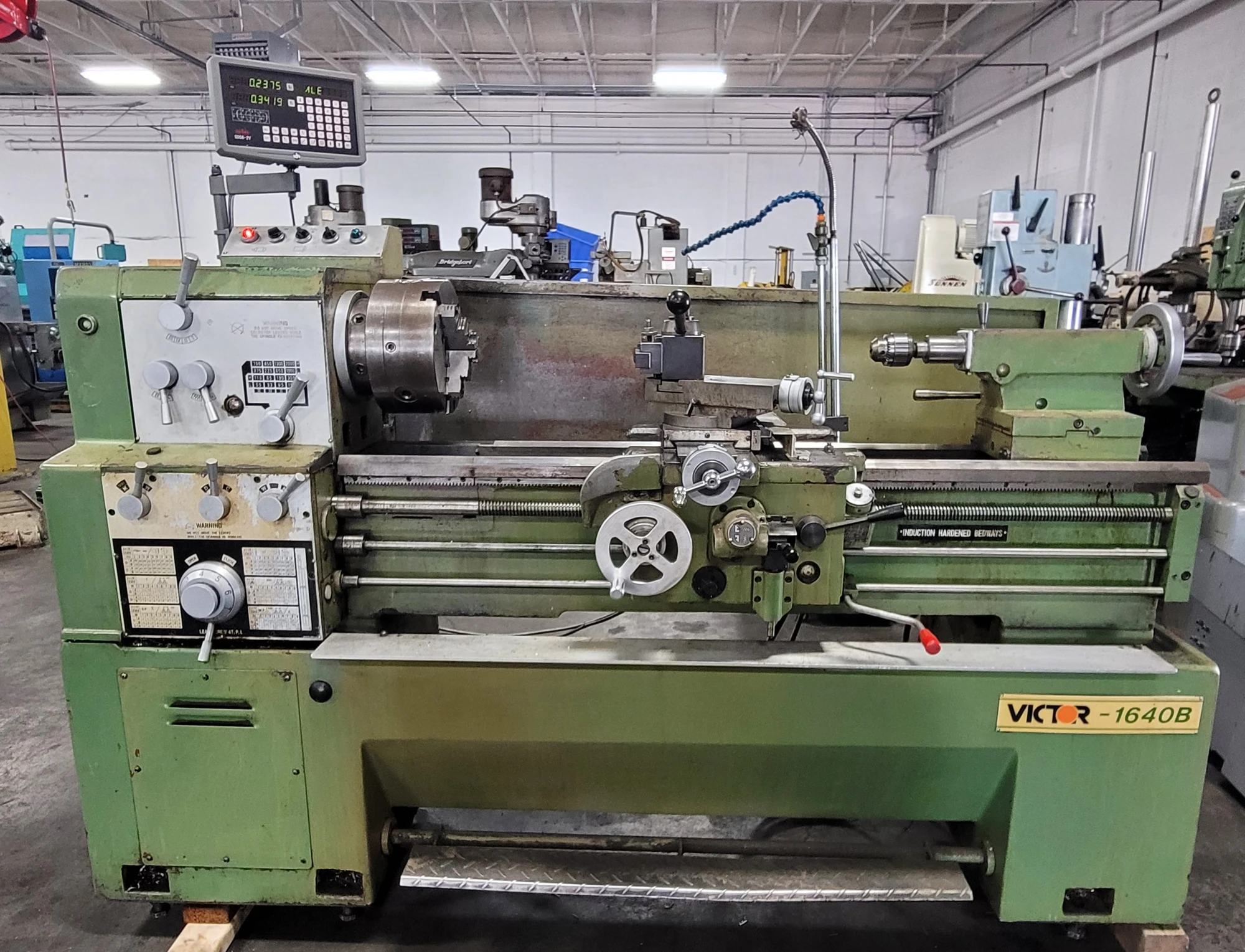 Used 1992 VICTOR 1640B Lathes, Gap Bed 1730 | Machinery Central