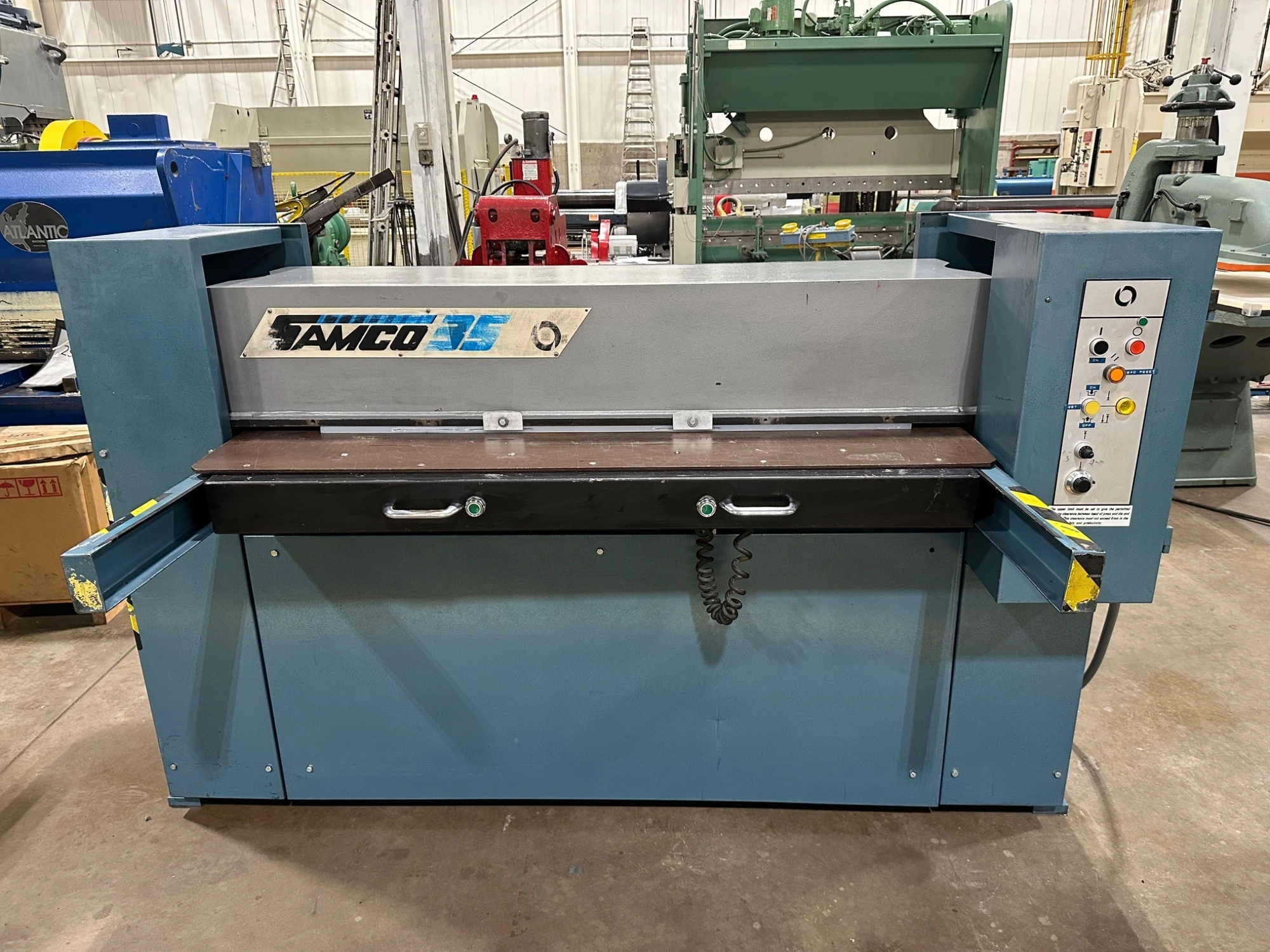 Used SAMCO Series 35, Model 1505 Die Cutting Press, Clicker Press 29509 ...