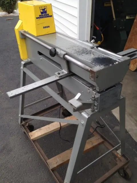 Wilder 20-gauge Slitter on Stand, Nice - WILDER 2024 | THREE RIVERS ...