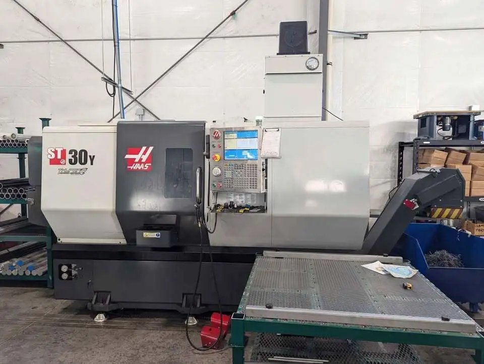 Used 2015 HAAS ST-30Y Lathes CNC 93083 | Asset Exchange Corporation