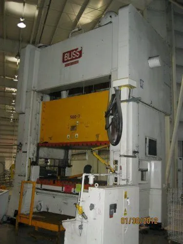 Used 1988 BLISS SC2-500-108-60 Straight Side Mechanical Stamping ...
