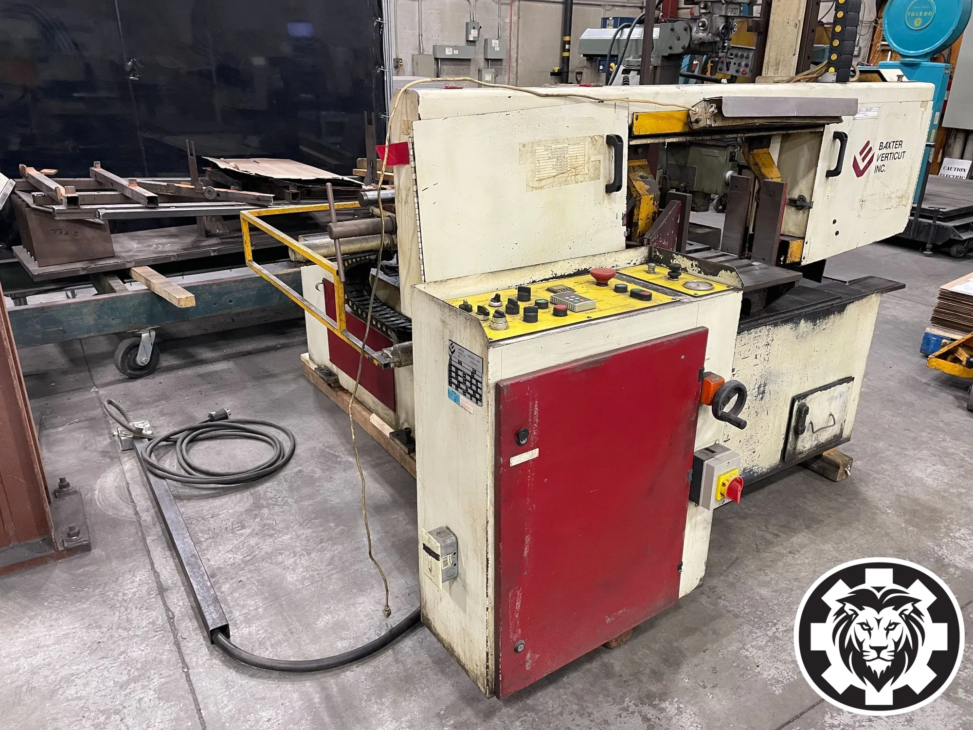 Used 2001 BAXTER VERTICUT 360-HFA Horizontal Band Saws 160 | Lion Machinery
