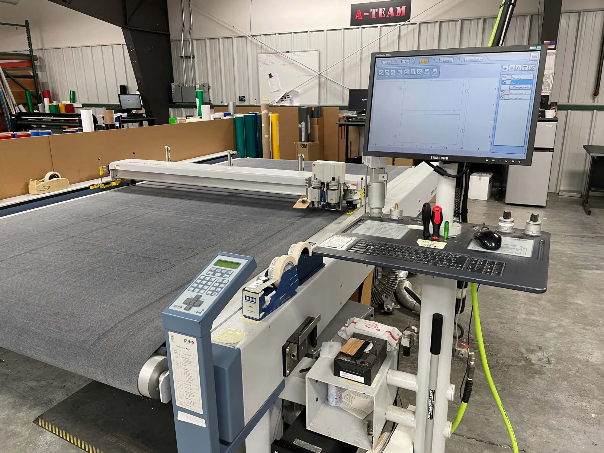Used 2007 ZUND L3000 Flatbed Digital Cutting Tables & Plotters ...