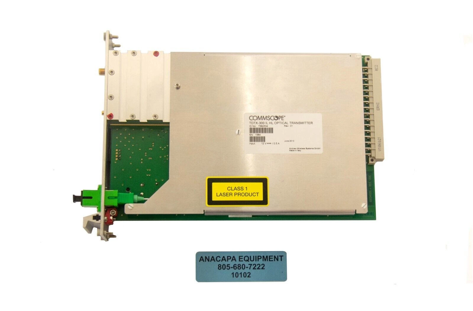 CommScope TDTX-300 IL HL Optical Transmitter 1310 Module NEW (10102)R ...