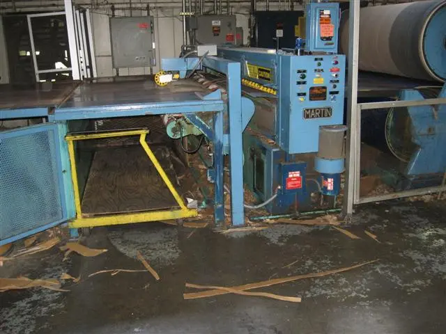 Used 1990 GEO. MARTIN Corrugating Line, Rotary Shears SHR-567 | Alpine ...