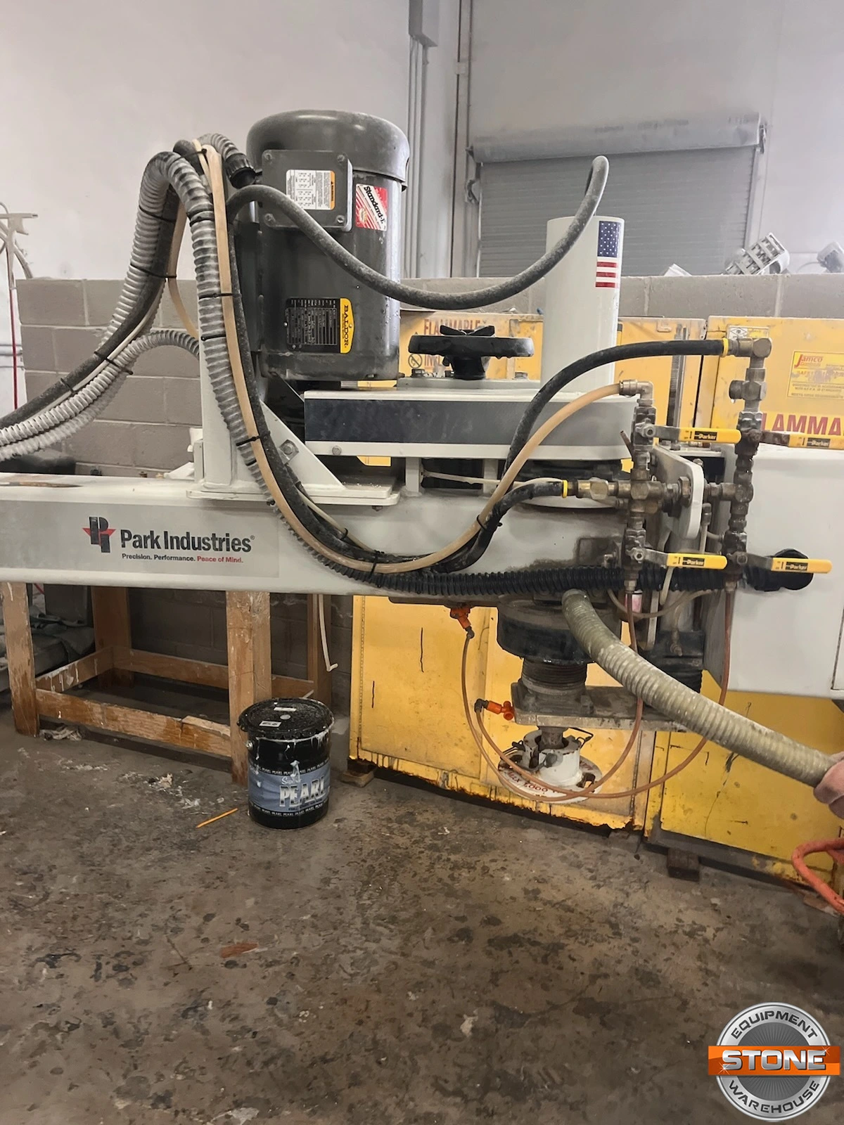 Used PARK INDUSTRIES Wizard Deluxe Radial Arm Machines 17925 | STONE EQUIPMENT WAREHOUSE