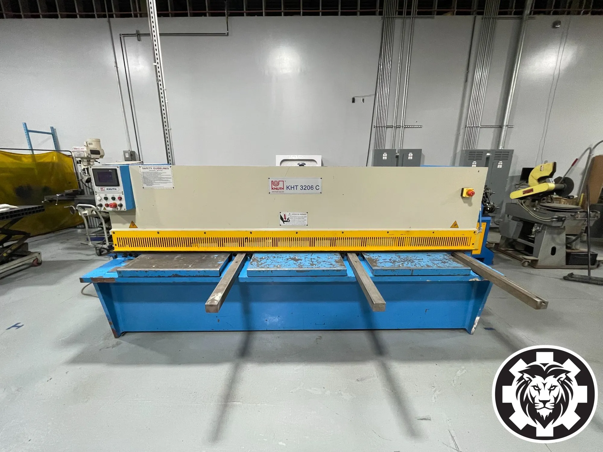 Used 2010 KNUTH KHT 3206C Power Squaring Shears (Inch) 180 | Lion Machinery
