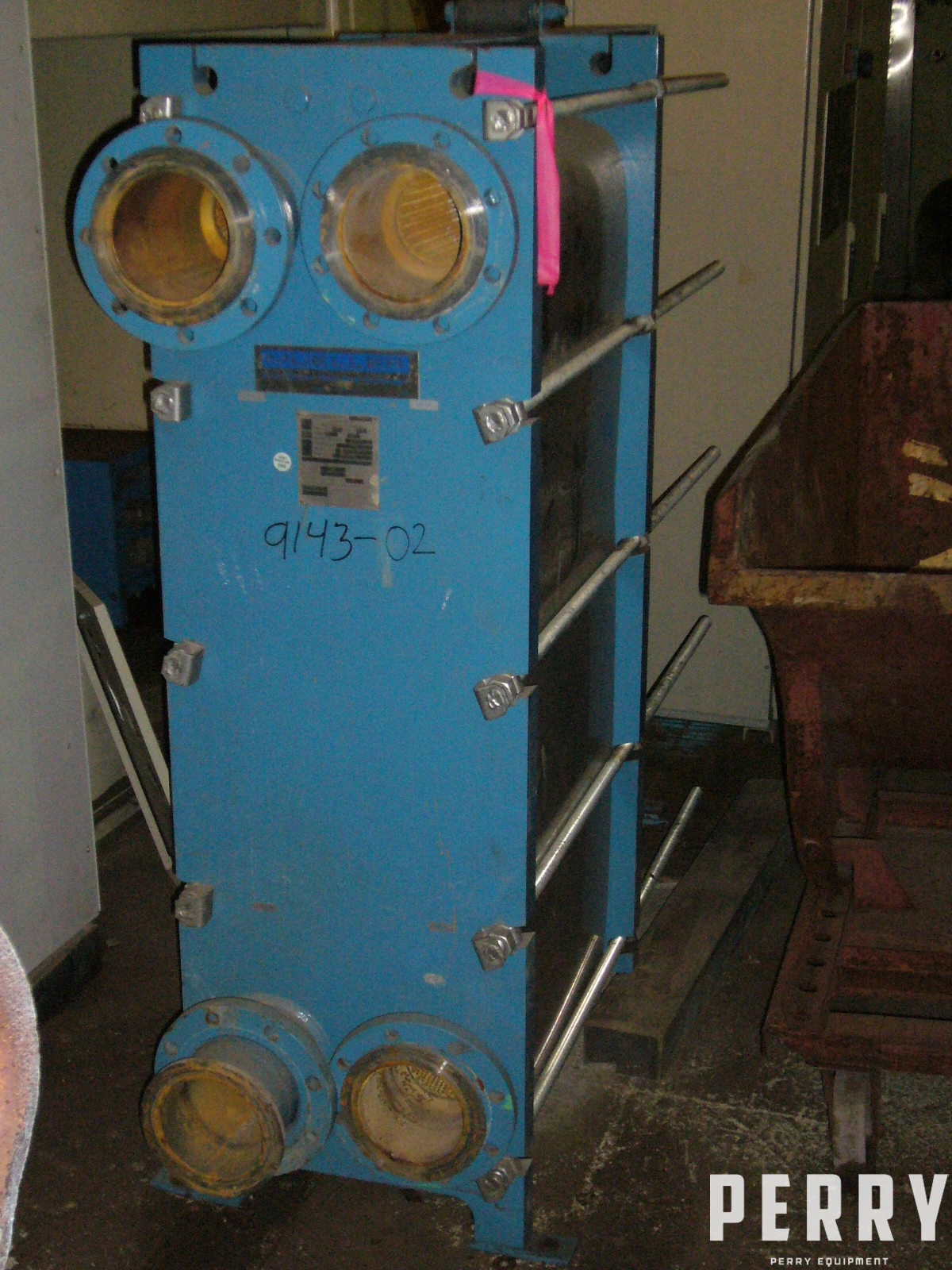 Used Mueller AT40-B20 Exchanger Plate 9143-02 | Perry Equipment