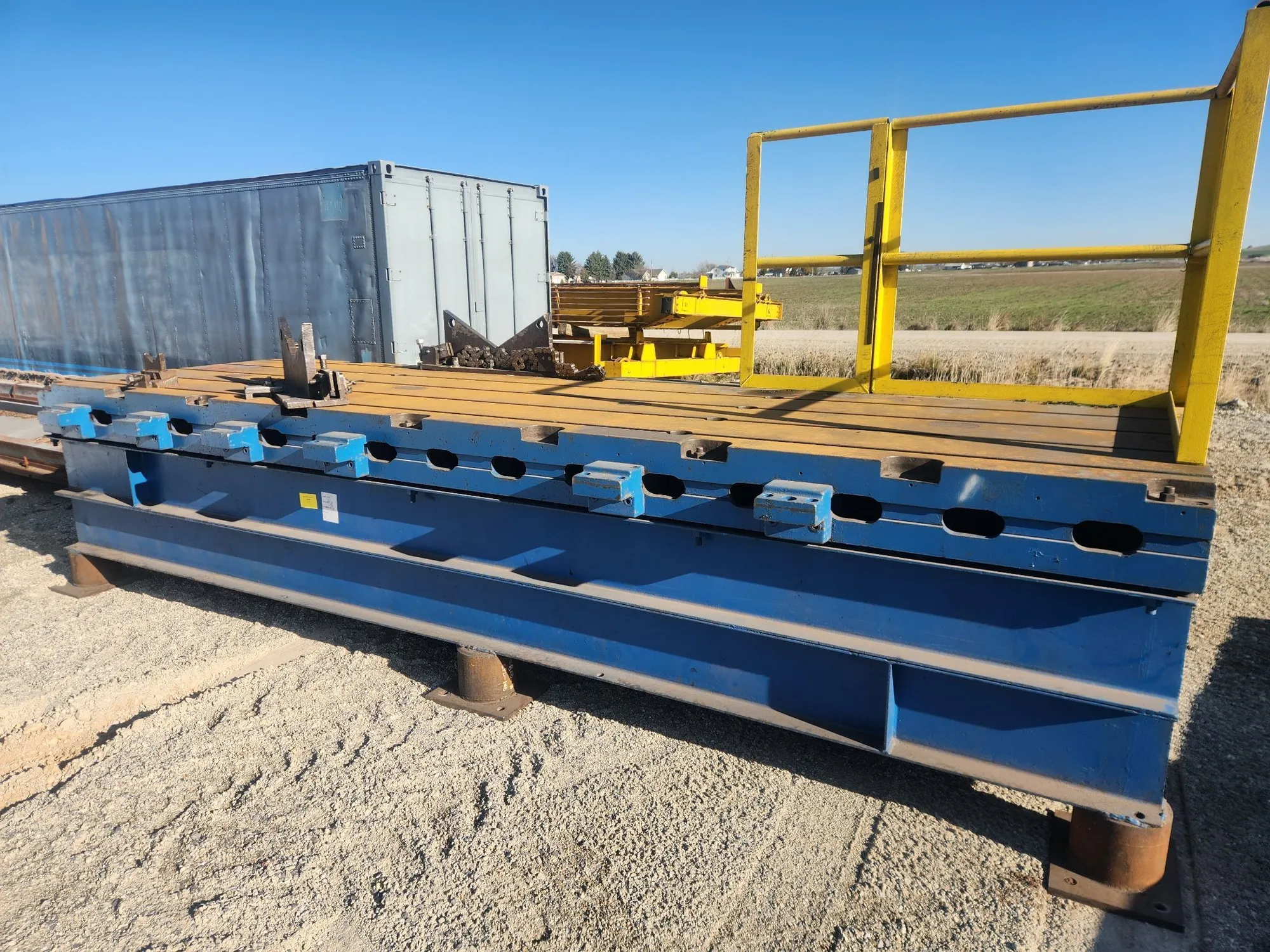 Used GIDDINGS & LEWIS Slotted Floor plate Slotted Floor Plates LMS ...