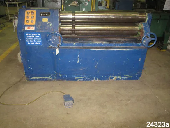 Used JOHN F. BARNES CO. INITIAL Plate Bending and Slip Roll 24323 ...