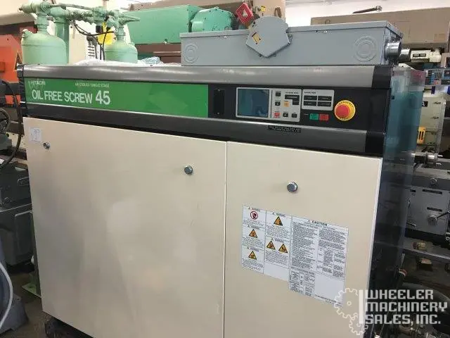 Used 2009 HITACHI DSP-45A6IIM-100 AIR COMPRESSORS 4675 | Wheeler ...