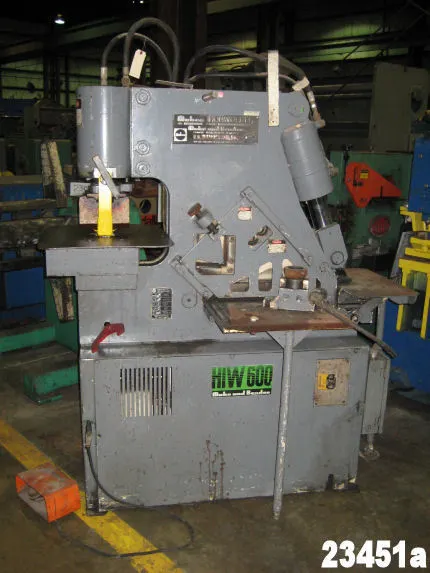 Used MUBEA HIW600 Ironworkers 23451 | Kempler Industries