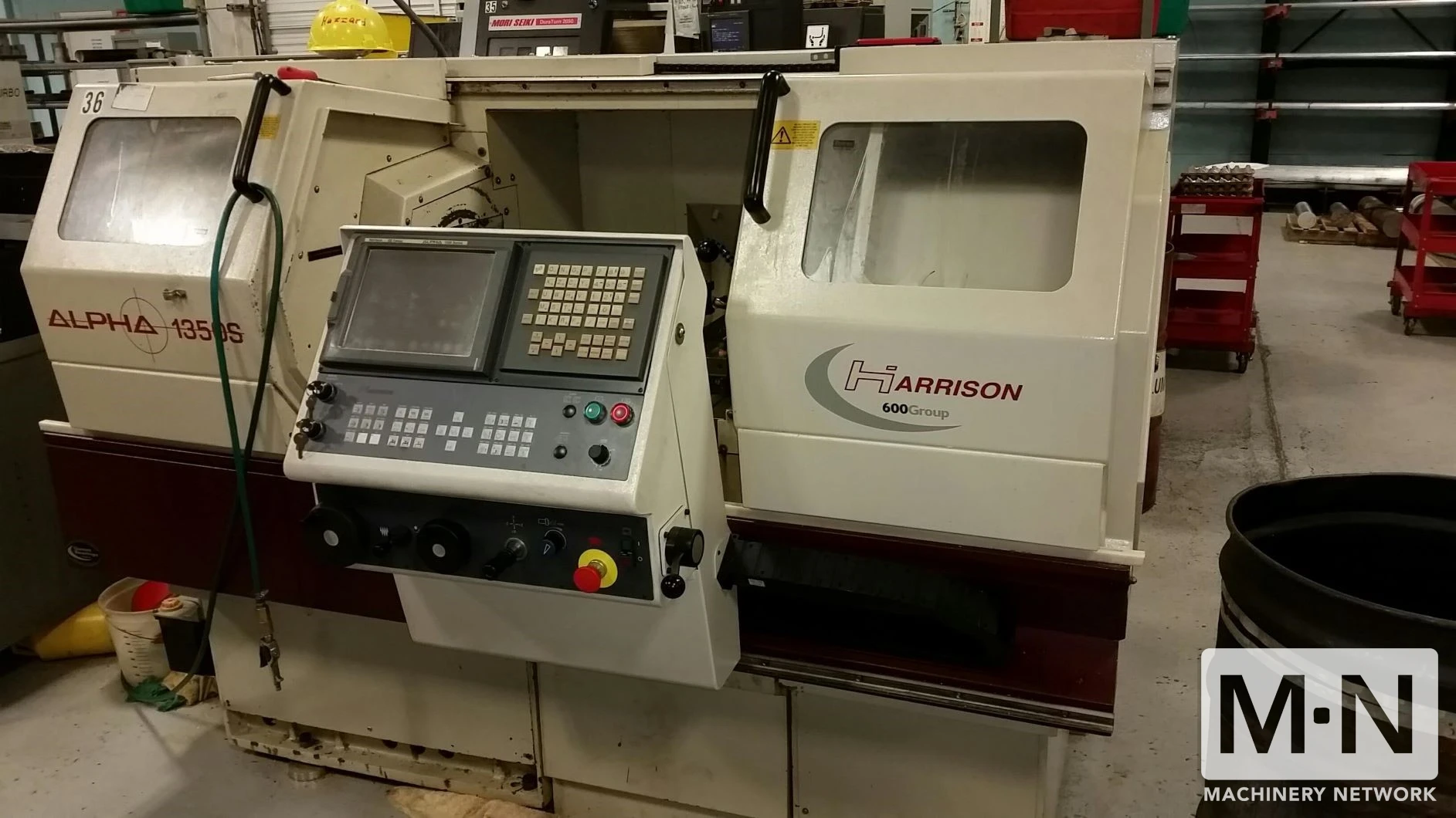 2005 Harrison Alpha 1350 S CNC Flat Bed Teach Lathe | Machinery Network